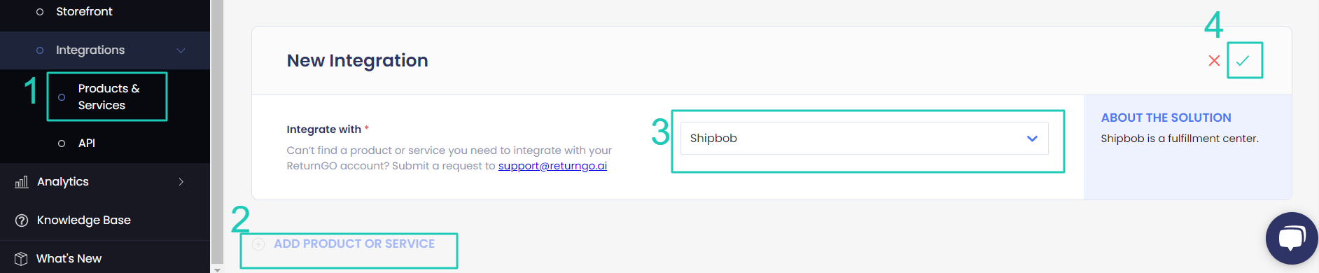 Integration With ShipBob
